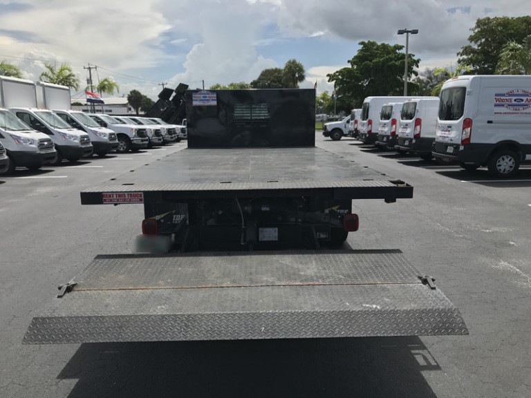 16' FlatBed With Lift Gate (NoSides)-1 - Akers Truck Rental